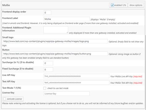 Wppizza Mollie Gateway Wppizza