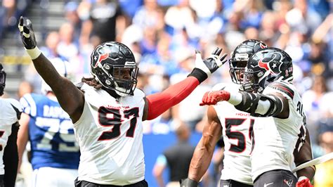 Texans Release Unofficial Defensive Depth Chart Ahead Of Home Opener