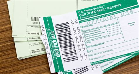 Usps Certified Letter With Return Receipt