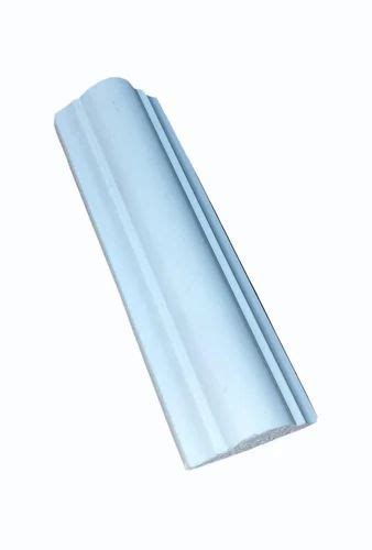 Rectangular White Wooden Moulding For Interior Decoration Thickness