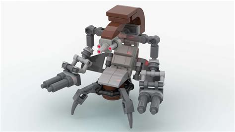 Lego Moc Shielded Droideka Minifig Scale By Iay Mocs Rebrickable