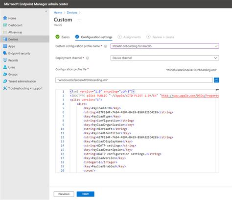 Mac에서 엔드포인트용 Microsoft Defender 위한 Intune 기반 배포 Microsoft Defender