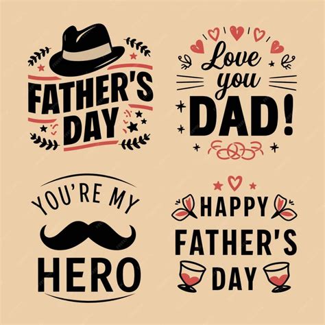 Premium Photo A Collection Of Logos For Dads And Dads
