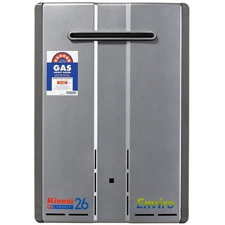 Rinnai Natural Gas Continuous Flow Hot Water System INF26EN60 Hot Water Systems Sydney