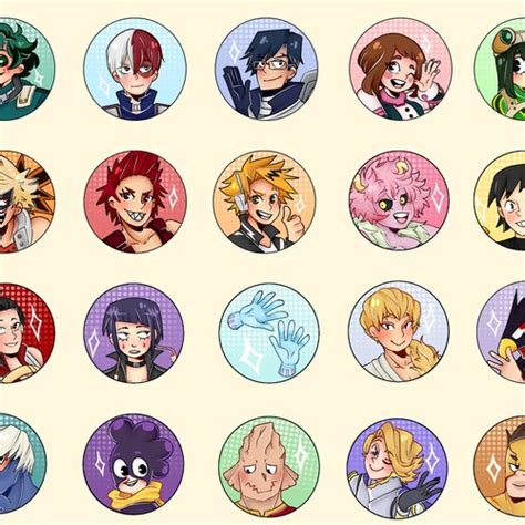 Bnha Villains Pins Etsy