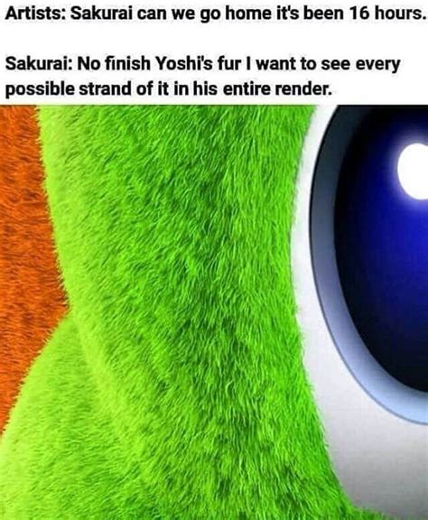 Yoshis Render Is Pretty Detailed R Yoshi