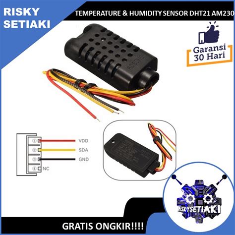 Jual Temperature And Humidity Sensor Dht21 Am2301 Module Shopee Indonesia