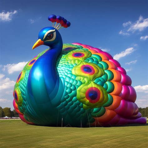 A Balloon Peacock Bing Ai By Frger1010 On Deviantart