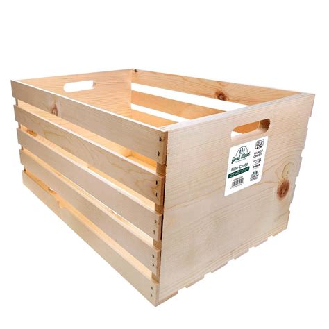 Good Wood By Leisure Arts Wooden Crate Wood Crate Unfinished Wood Crates For Display Wood