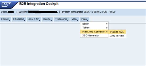b2b integration cockpit how to convert plain to sap community