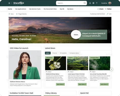 Best Modern Sharepoint Intranet Site Examples For 2024