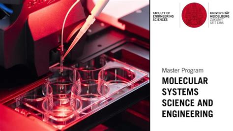 Molecular Systems Science And Engineering Master Program At