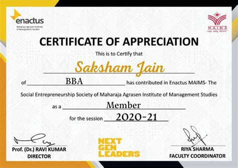 Saksham Jain On Linkedin Opportunities Enactus