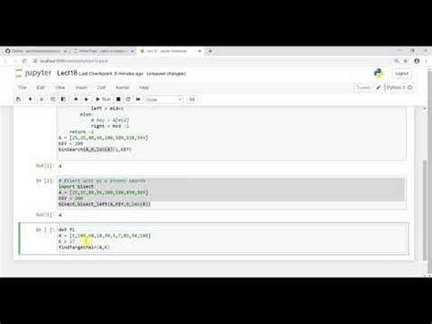 Two Pointers Technique in Python | Using the Two Pointer Technique - YouTube