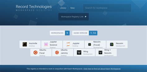 Github Doctorfreekasm Registry Workspace Registry For Kasm