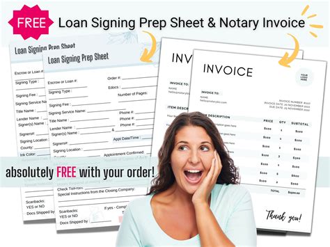 Notary Link In Bio Template Notary Notary Public Notary Etsy