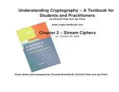 Understanding Cryptography Chptr 2 Stream Ciphers Understanding Cryptography A Textbook For