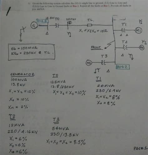 solved 1 given the following system calculate the sl g