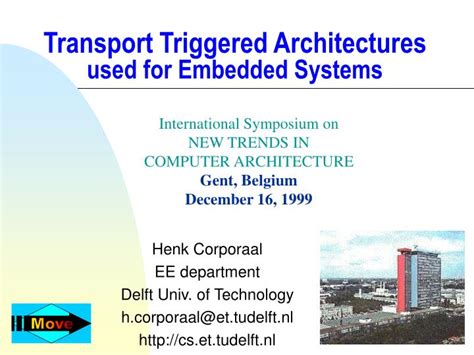 Ppt Transport Triggered Architectures Used For Embedded Systems
