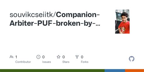 Github Souvikcseiitkcompanion Arbiter Puf Broken By Ml Attacks