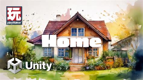 🤡 코딩 한 줄 없이 방치형 게임 만들기 Unity 6 Playmaker Part 34 Home Scene Youtube