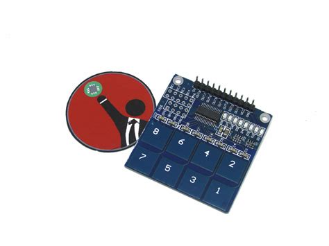 Teclado Capacitivo 4x2 Touch Ttp226 Matricial Makerschile