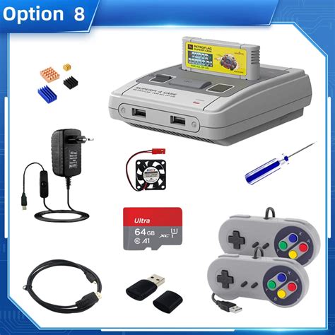 Retroflag Superpi 4 Case For Raspberry Pi 4b Pegasus Option 9 For 4189