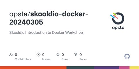 Skooldio Docker 20240305 Docs 01 Docker Cli Md At Main · Opsta Skooldio Docker 20240305 · Github