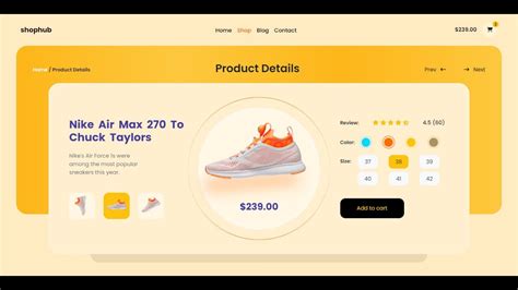 Creating E Commerce Website Page Using HTML And CSS YouTube