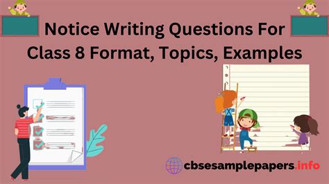 Notice Writing Questions For Class 8 Format Topics Examples Cbse