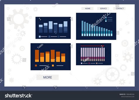 Kpi Key Performance Indicator Dashboard Diagram เวกเตอร์สต็อก ปลอดค่าลิขสิทธิ์ 1986480326