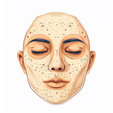 Skin Vector Icon On White Background Premium Ai Generated Image