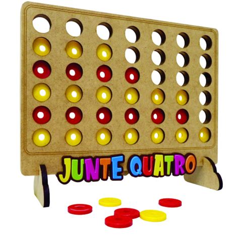 Jogo Junte Quatro Castelarte Brinquedos Educativos Pedagógicos E Terapêuticos