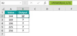 Square Root In Excel SQRT Example Formula How To Use