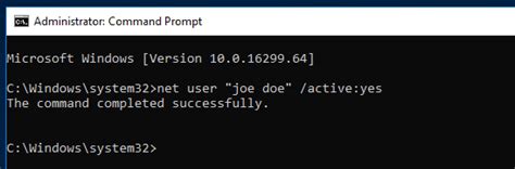 How To Disable Or Enable A User Account In Windows 10