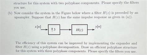 solved 5 a multirate signal processing chapter 4
