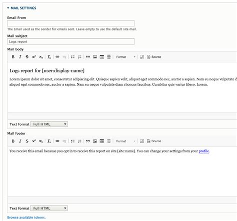 Receive An Activity Log By Email With The Drupal 8 Entity Activity