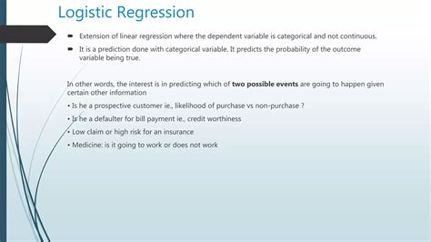 Machine Learning Session5logistic Regression Pptx Technology