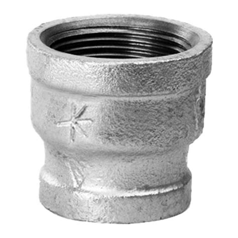 Bulk Pack X 10 Galvanised Reducing Socket 40x20mm Leroy Merlin