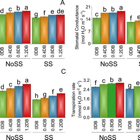 Impact Of Different Levels Of Deashed Biochar On Shoot Length A And Download Scientific