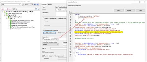 Dell Command Update Offline Repo TS Integration GARYTOWN ConfigMgr Blog