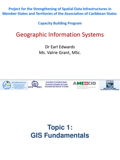 Topic1 Gis Fundamentals Pdf Geographic Information System Computing