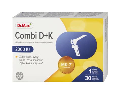 Dr Max Combi Dk 2000 Iu 1x30cps Vitamín D A K
