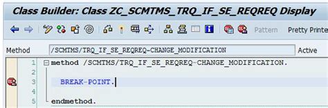 solved issue with badi sap tm intracompanytransportationr sap