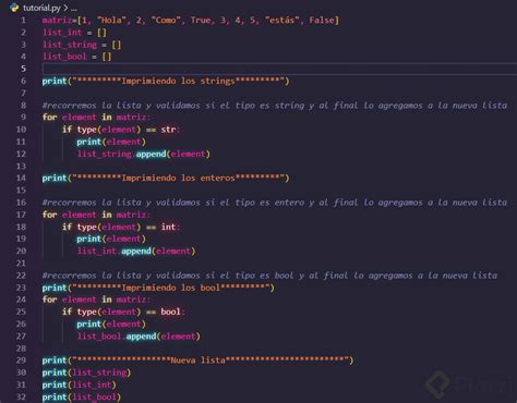 Recorrer Lista Y Obtener Los Enteros String Y Bool Por Separado En
