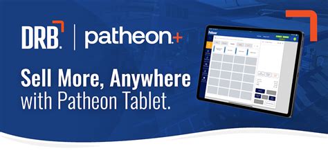 Patheon® Tablet To Boost Sales Streamline Operations Drb