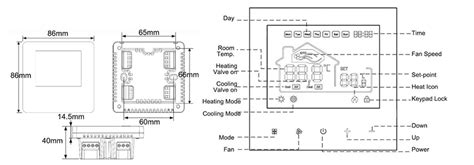Analogue Thermostat Inbuilt Transformer Smart Thermostat Modbus
