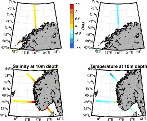 The Mean Difference Between Modeled And Observed Salinities Left Download Scientific Diagram