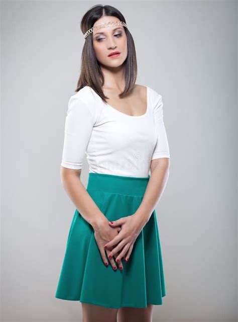 Una Foto Di Bella Ragazza Immagine Stock Immagine Di Braccialetto