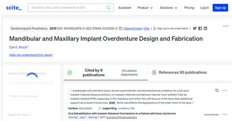 Mandibular And Maxillary Implant Overdenture Design And Fabrication